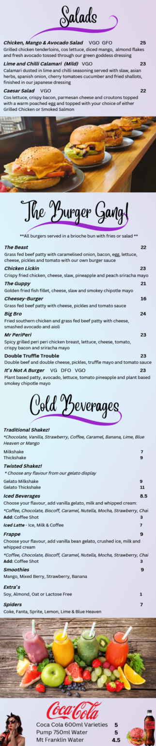 Twisted Sista Menu | Twisted Sista